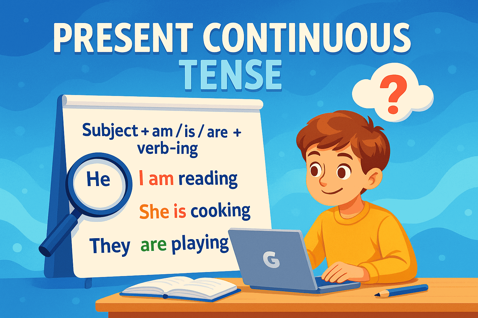 Present Continuous Tense: Uses, Rules & Examples - SkyGrammar
